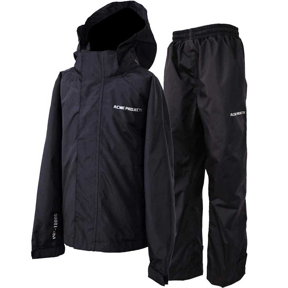 Acme Projects Rain Suit (Jacket + Pants) (Kid's, Black) Acme Projects Rain Suit (Jacket + Pants) (Kid's, Black)